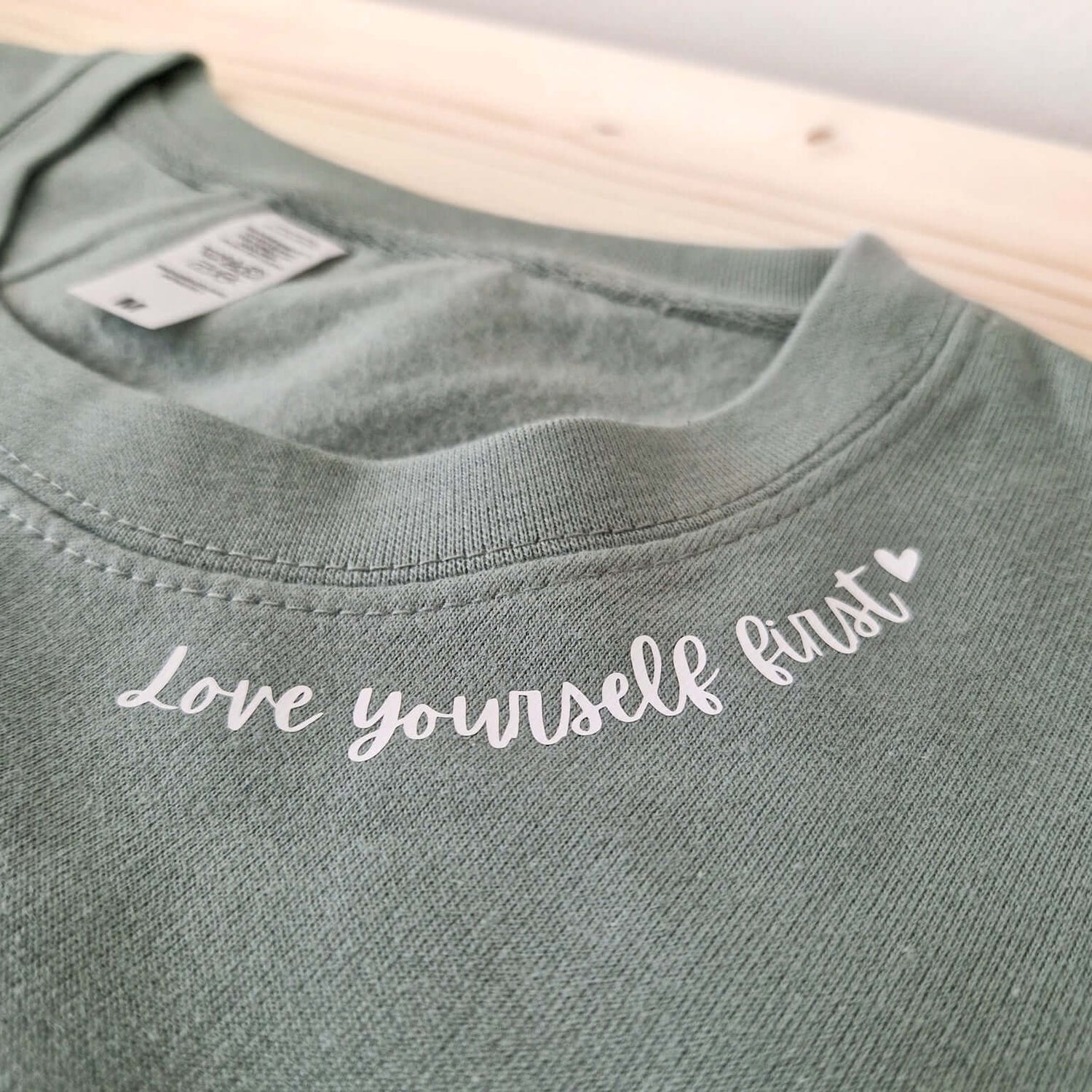 Personalised Slogan Sweatshirt. Custom print sweatshirt. Motivational